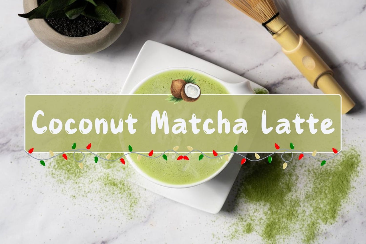 Coconut Matcha Latte | Made with Organic Sweet Matcha – Full Leaf Tea ...