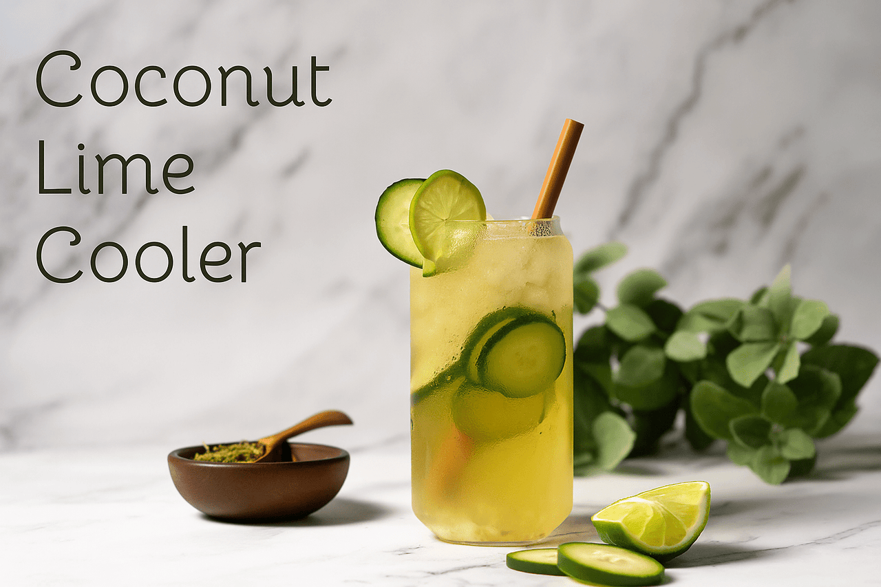 Organic Recovery Tea Coconut Lime Cooler – Full Leaf Tea Company