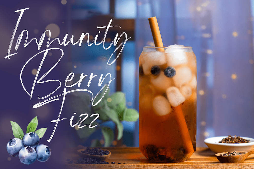 Immunity Berry Fizz | Made with Organic Immunity Blend Tea – Full Leaf ...