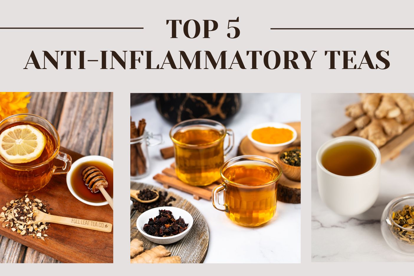 Top 5 Anti-Inflammatory Teas: Full Leaf's Top 5 – Full Leaf Tea Company