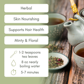 Organic Beauty Me Tea | Beautiful Skin & Hair – Full Leaf Tea Company