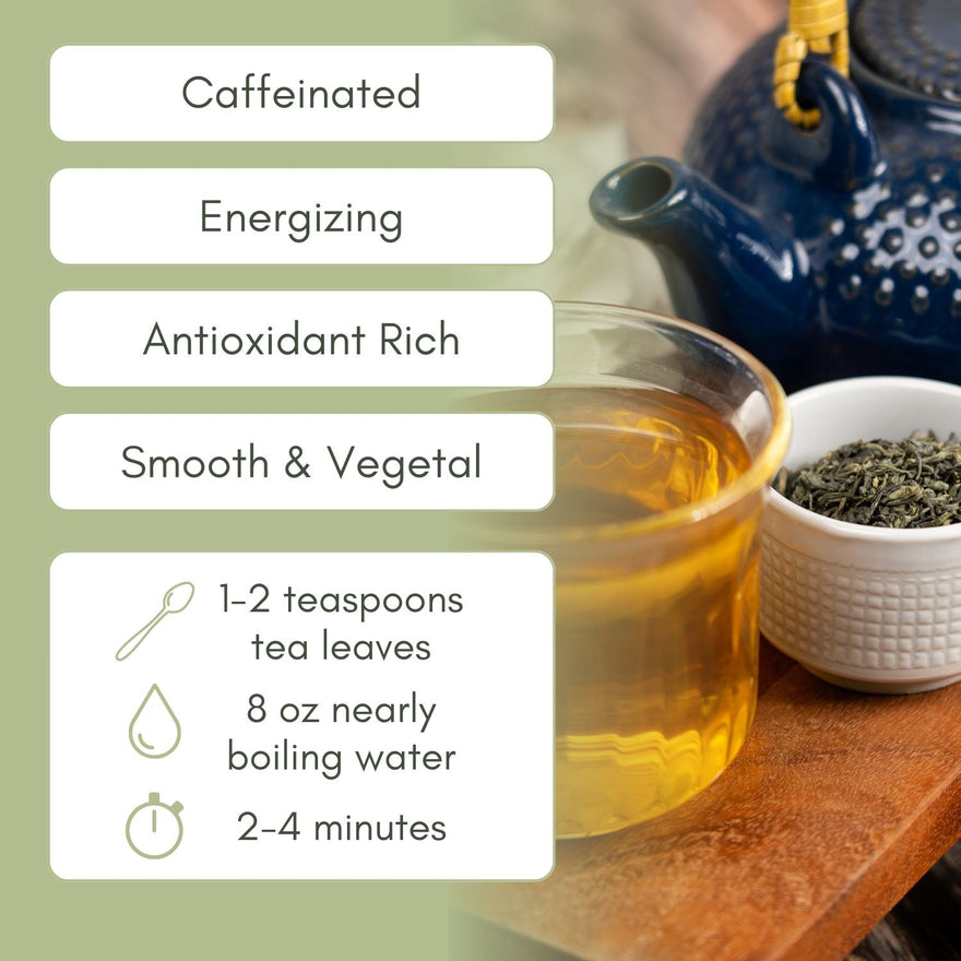 Organic Chinese Green Tea - Loose Leaf | Full Leaf Tea Company