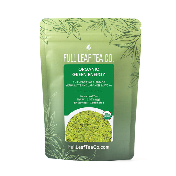 Organic Green Energy Loose Leaf Tea | Full Leaf Tea Company