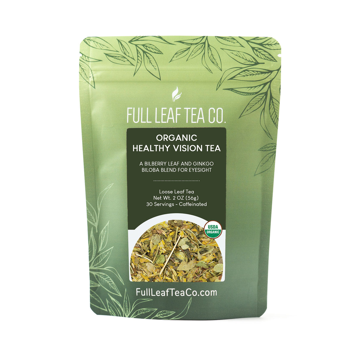 Organic Healthy Vision Tea - Premium Wellness | Full Leaf Tea Company