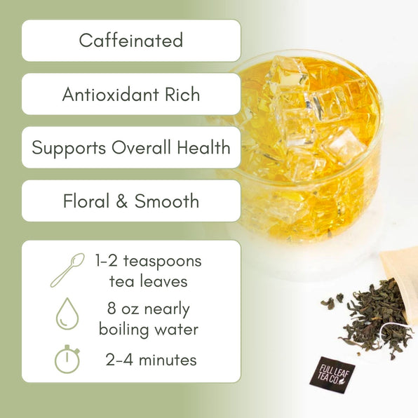 Shop Green Tea - Loose Leaf, Premium – Full Leaf Tea Company
