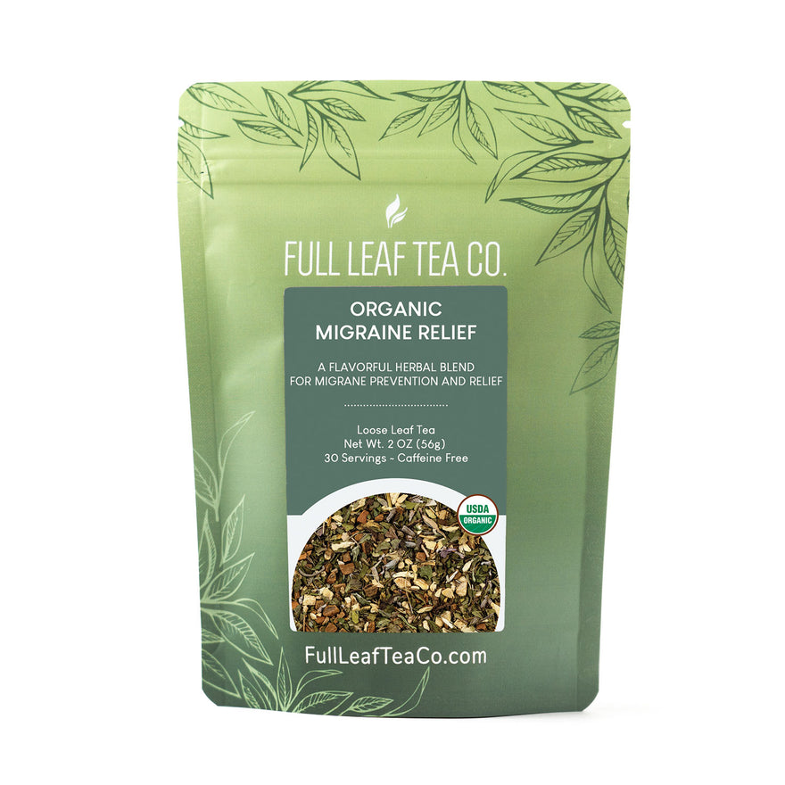 Organic Migraine Relief Tea Full Leaf Tea Company