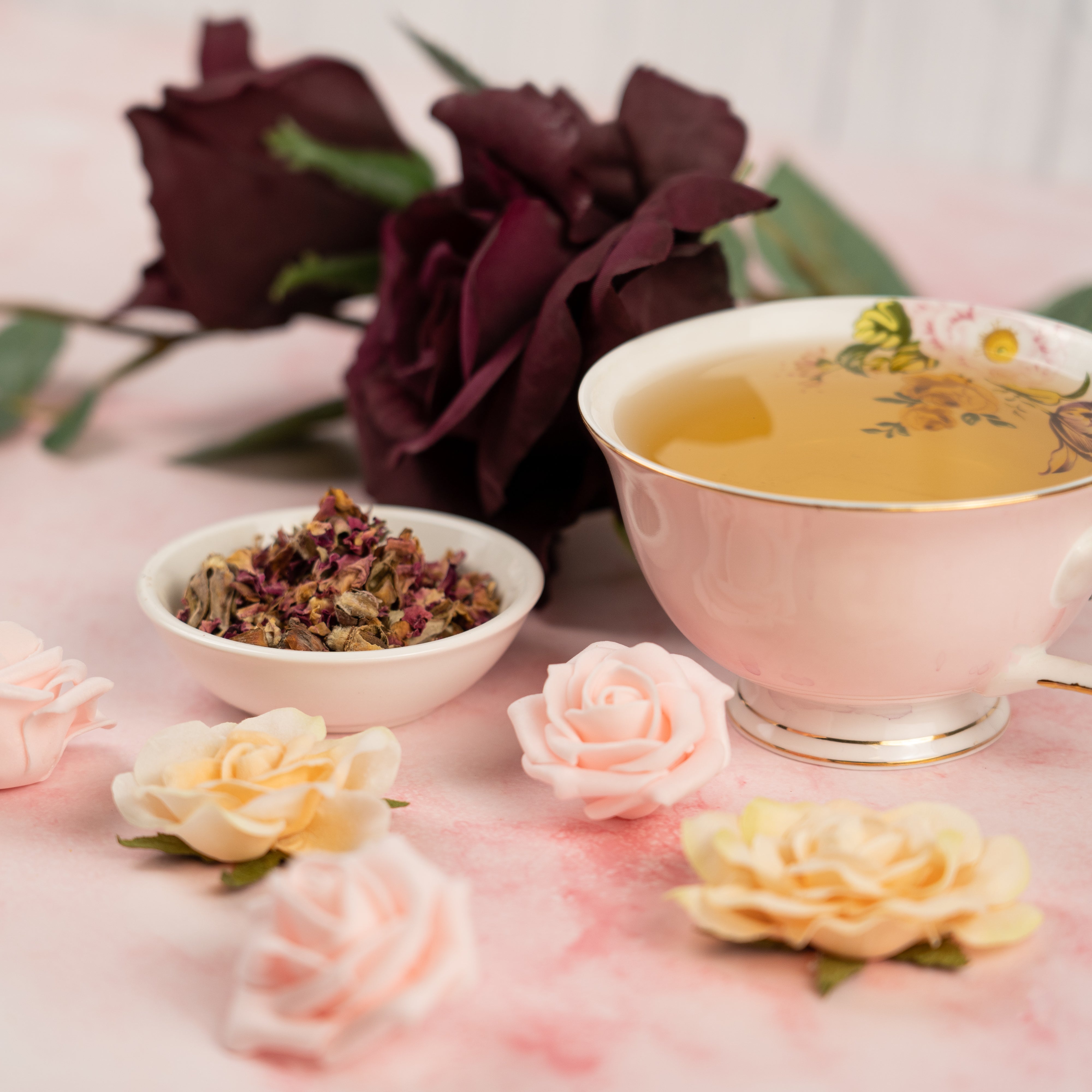What is Rose Petal Tea? - History, Benefits, and More – Full Leaf Tea ...