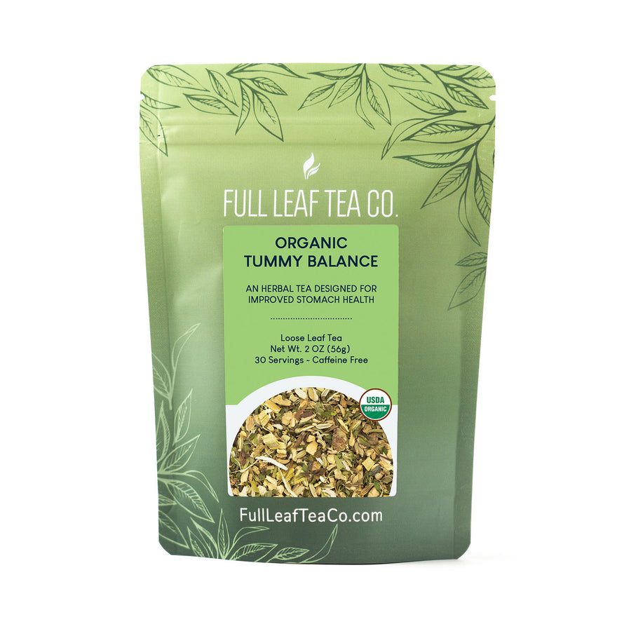 Organic Tummy Balance - Herbal Loose Leaf Tea | Full Leaf Tea Company