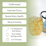 Organic Brain Health Tea - Loose Leaf, Herbal – Full Leaf Tea Company