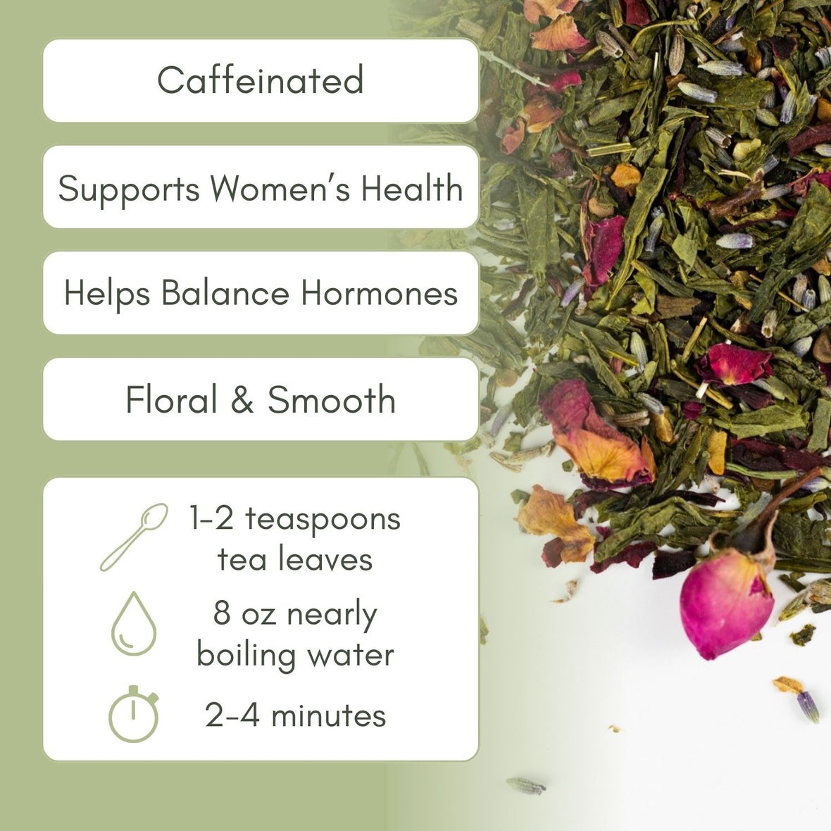 Organic Pink Tea - Womens Wellness Tea | Full Leaf Tea Company