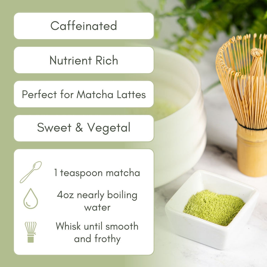 Organic Sweet Matcha Vitality - Powdered Green | Full Leaf Tea Company