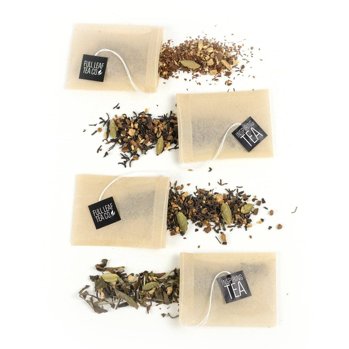 Chai Tea Sampler - 4 Sample Tins & Tea Bags | Full Leaf Tea Company