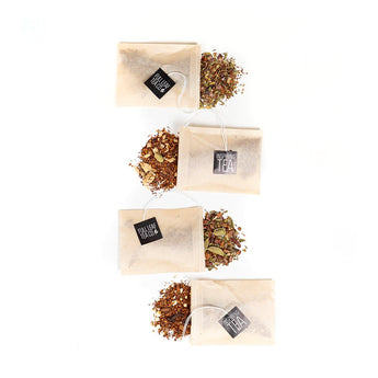 Herbal Holiday Sampler | Organic Loose Leaf Tea 4 Sample Tins | Full ...
